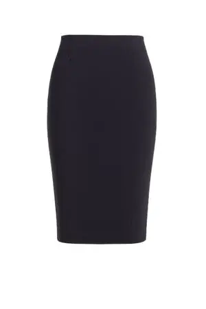 CONQUISTA Pencil Skirt Stretch Fabric - Black