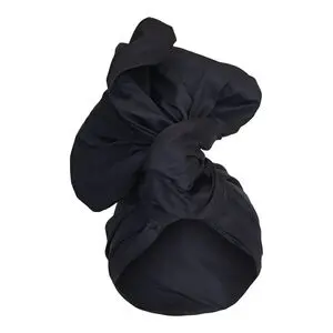ROMER MILLINERY Silk Shantung Twisturban Blue