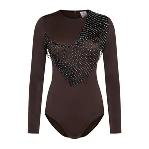 TURANA ATASH LONDON Amara Bodysuit - Brown