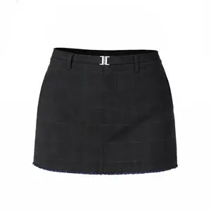 BELLETAGE SWIMWEAR Blue / Grey The Ashley Mini Blazer Skirt