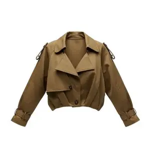 IZABELA MANDOIU Cropped Trench Jacket