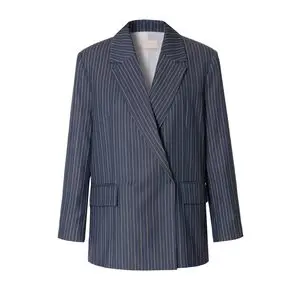 AGGI BY HALEWSKI Martina Infinity Double Breasted Oversized Blazer