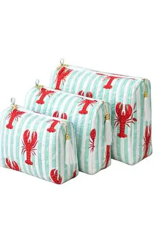 CYC Cotton 3-piece Travel Set - Blue
