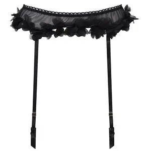 BELLE ET BON BON Fifi Suspender - Black