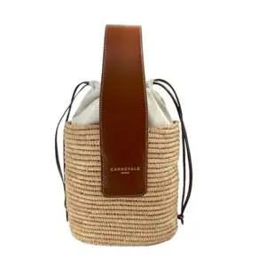 CARNEVALE Grazia Basket Bag - Brown
