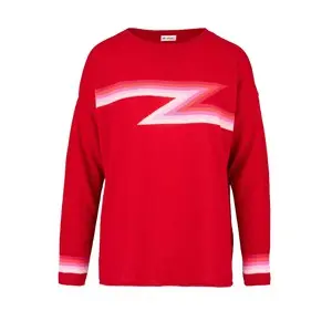 AT LAST... Zigzag Cashmere Blend Sweater