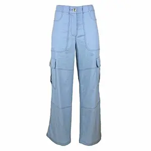LALIPOP DESIGN High-waisted Wide Leg Cargo Pants