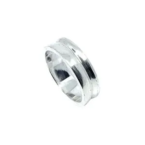 TG-JEWELLERY BY TAMARA GERVASIO Sterling Curved Band Ring - Silver