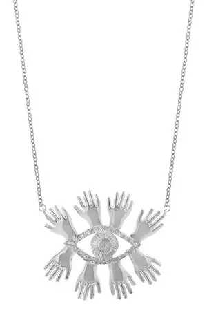 SOPHIE SIMONE DESIGNS Abre Los Ojos Necklace - Silver