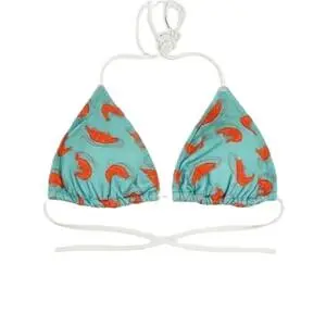 BRASINI SWIMWEAR Soninha Convertible Bikini Top - Blue