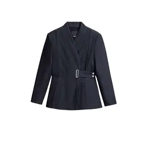 NOCTURNE Belted Tailored Blazer