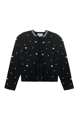 AMY LYNN Luna Embellished Knitted Cardigan