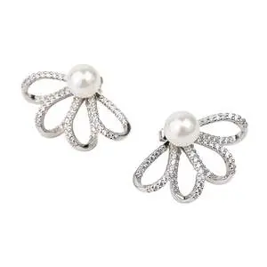 ZYNNIA COLLECTIVE Half Bloom Earrings