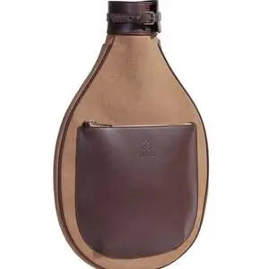 JURGI BRAND Canvas & Leather Tennis Racket Backpack - Brown