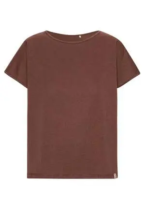 GROBUND Karen Short Sleeve T-shirt - Brown