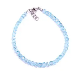 MINERALGEMS ✩ STUDIO Aquamarine Bracelet - Blue
