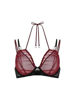 ZHILYOVA Solace Burgundy Bra - Red