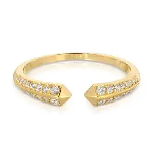 Maya Brenner Designs Open Diamond Band Ring