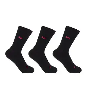 PEPER HAROW - MADE IN ENGLAND Three-pack Sport Socks - Black