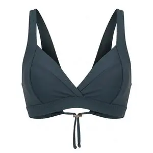 SEROTONE SWIM Plunge Swim Bra - Blue