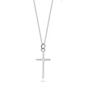 LIME TREE DESIGN Cross Pendant Sterling Necklace - Silver