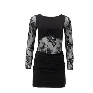 FOREVER YOUNG THE LABEL Valerie Mini Lace Dress