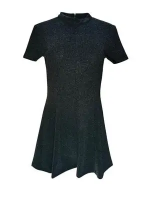 ANY OLD IRON Shiny Metallic Mini Dress