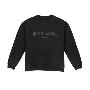RAVE ON TREND Denim Wash Crewneck
