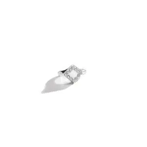 RRAINE JEWELRY Signet Ring With Diamond - Silver