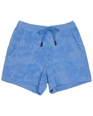 LORDS OF HARLECH Tess Drawstring Terry Jacquard Floral Short