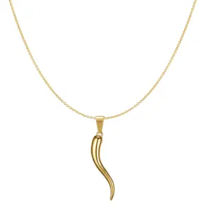 MICKEY'S GIRL Italian Horn Pendant Necklace