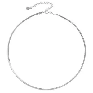 ARCTIC FOX & CO. Snake Chain Medusa Necklace - Silver