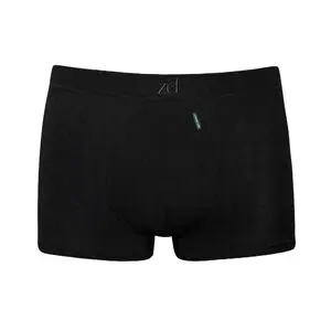 ZD ZERO DEFECTS Ikaria Men’s Trunk – Premium Egyptian Cotton Color - Black