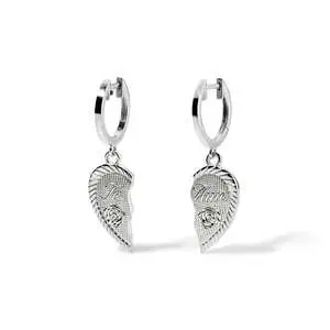 DÉCLARER Te Amo Sterling Huggie Earrings