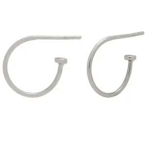LAVANI JEWELS Small Hoop Earrings - Silver