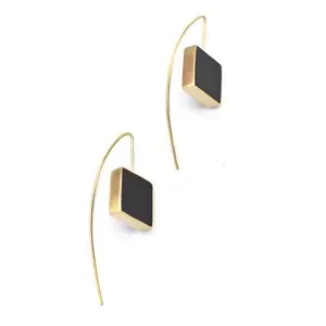 LALA SALAMA Raba Earrings - Black