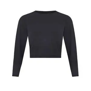 LULA-RU Long Sleeve Sculpting Top - Black