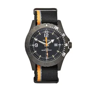 BERMUDA WATCH COMPANY Stovel Bay Nylon Strap Watch - Orange