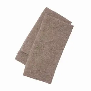 COVE Cashmere Chunky Wrist Warmers - Brown