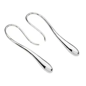 LUCY QUARTERMAINE Sterling Drop Earrings - Silver