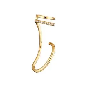 SCREAM PRETTY Illusion Single Ear Cuff - Gold