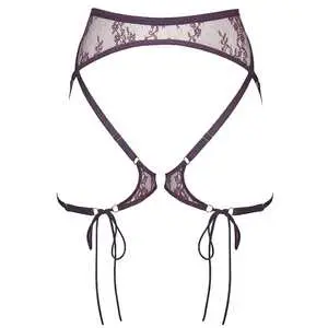 MONIQUE MORIN LINGERIE Moonstruck Lace Harness Velvet - Pink