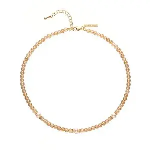 JAREDJAMIN Sand Bar Sensation Citrine Necklace - Gold