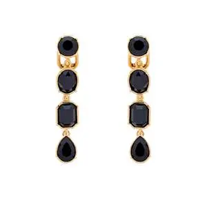 EMMA HOLLAND JEWELLERY Crystal Statement Clip Earrings