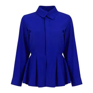 MARY DICKOW Ida Blouse-royal