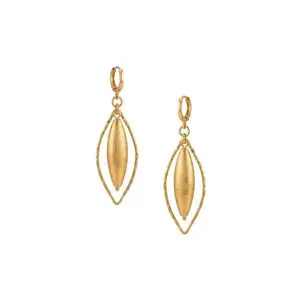 JAREDJAMIN Zeppelin Haley Leverback Earrings - Gold