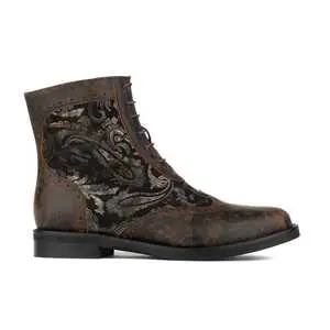 Embassy London Usa Lace Up Booties