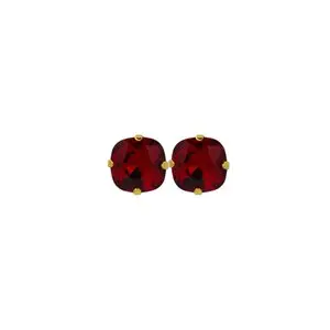 VICKISARGE Stud Earrings In Gold Red