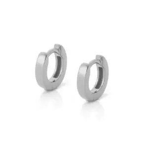 NELLOU JEWELLERY Timeless Huggie Earrings - Silver