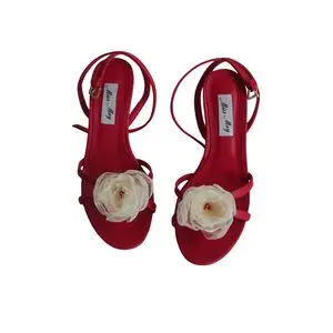 MISS MAY THE BRAND Lovers Lane Floral Heeled Sandals